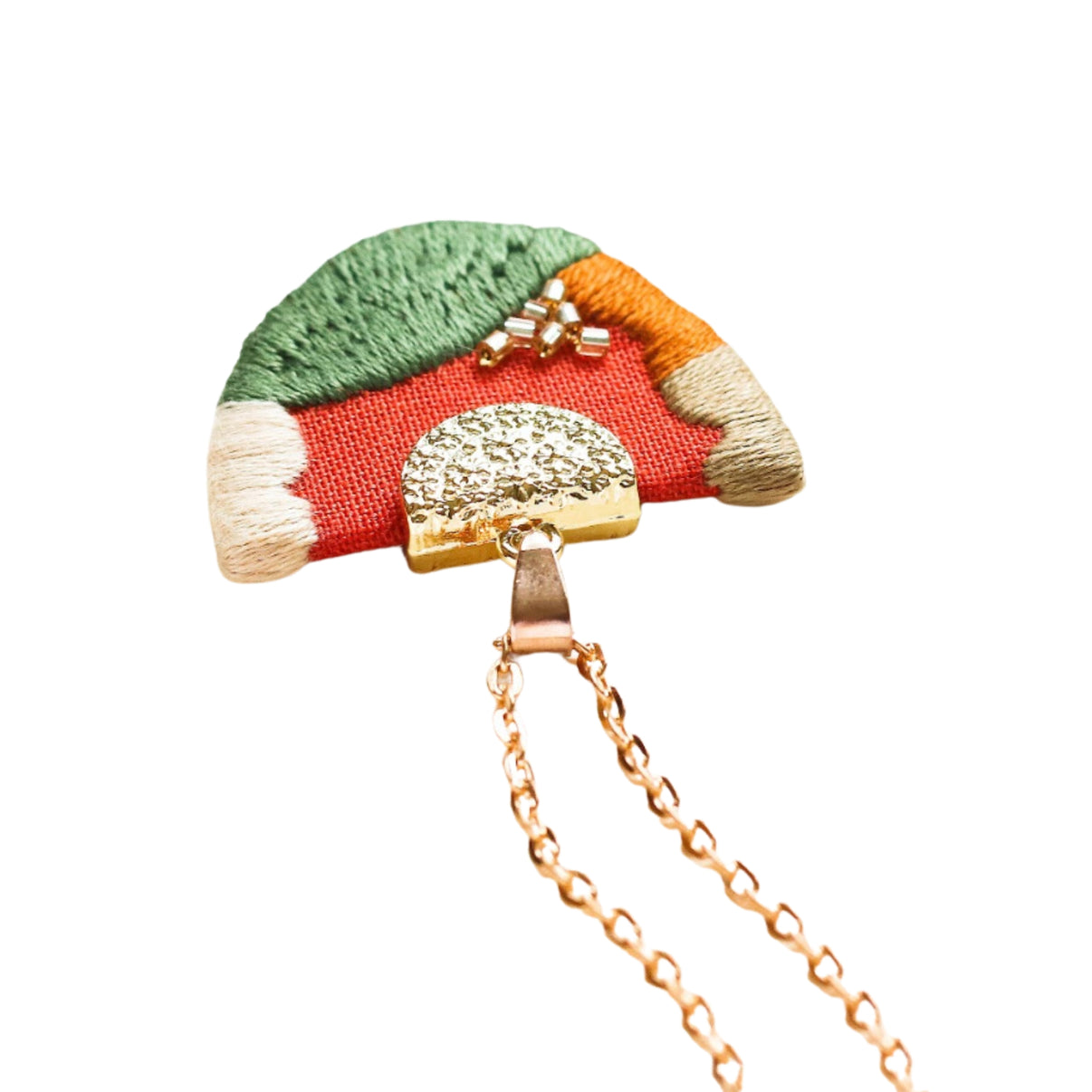 Hiraya Hand Embroidered Necklace by Ruby Thursday More • Likhaan