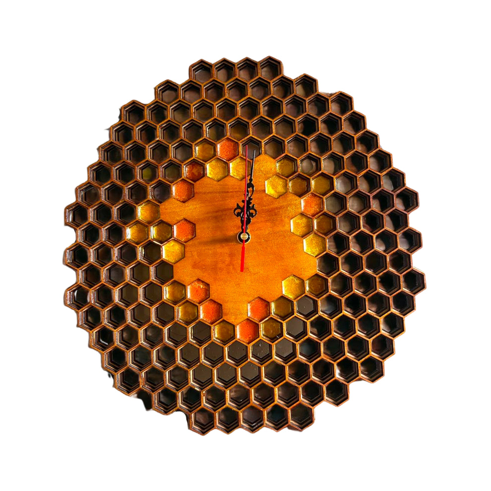 Wooden Honeycomb Clock by Robelyn Gurang (Roby's Pick) • Likhaan