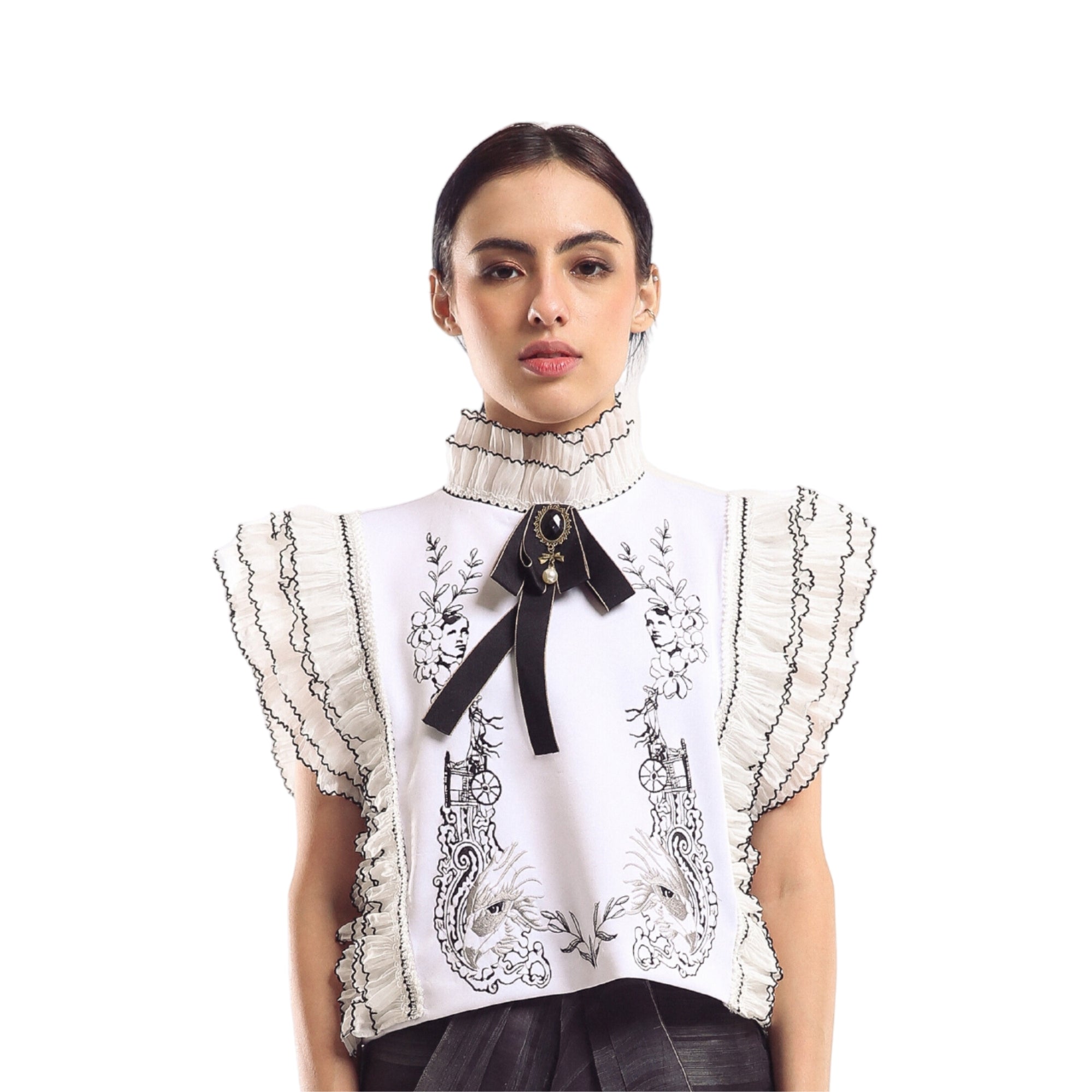 Likha Barong Crop Top by Happy Andrada • Likhaan